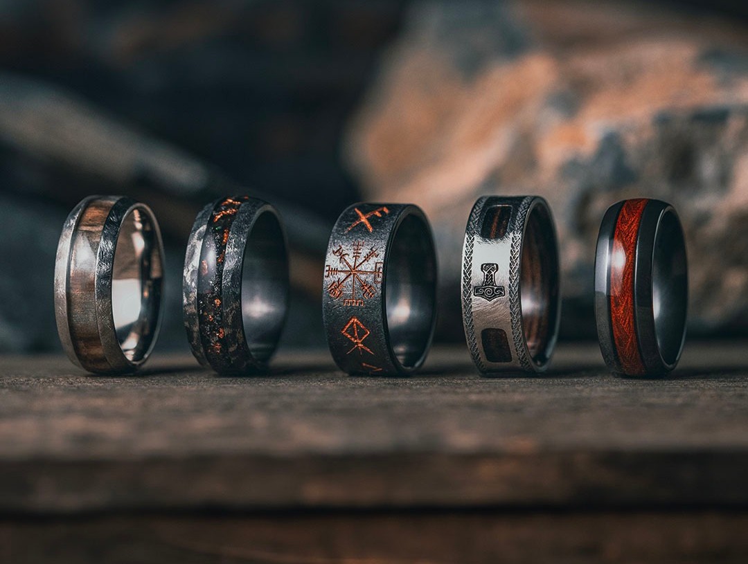 Manly Bands Redefines the Wedding Ring by Replacing Standard Gold with ...
